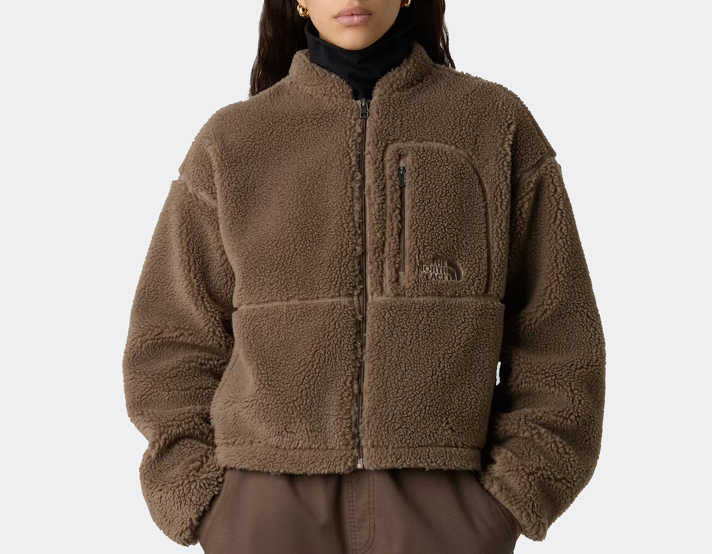 The North Face W Extreme Pile 2 Jacket Mocha Brown NF0A88ZBBOW1